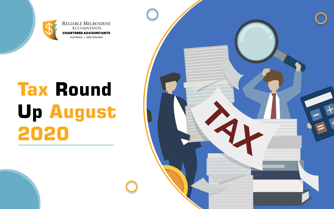 Tax Round Up August 2020 - Minimum Repayment Relief - JobKeeper 2.0